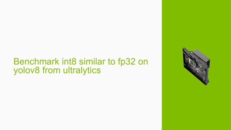 Benchmark int8 similar to fp32 on yolov8 from ultralytics - Help Docs ...