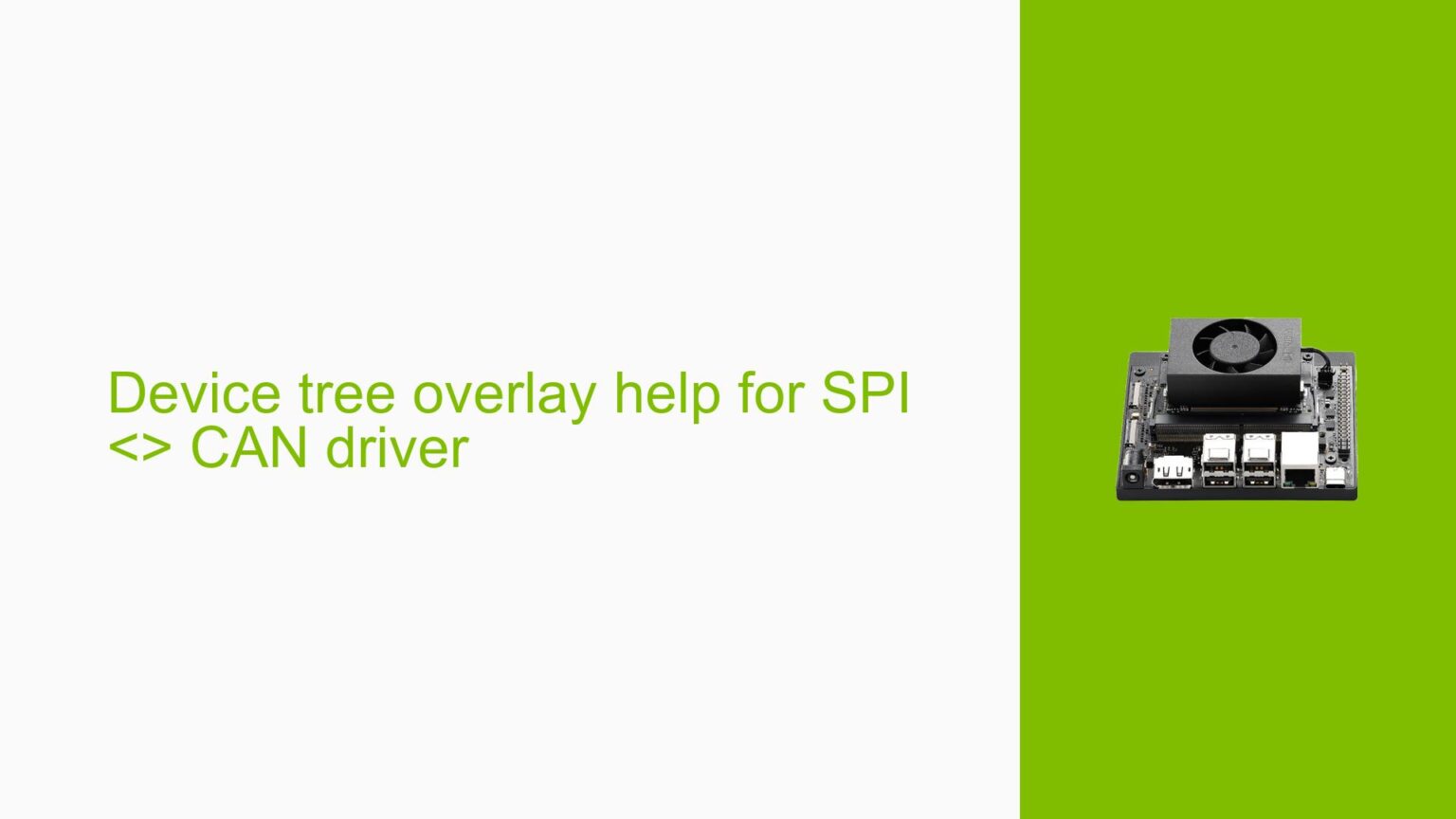 Device tree overlay help for SPI CAN driver - Help Docs for Errors ...