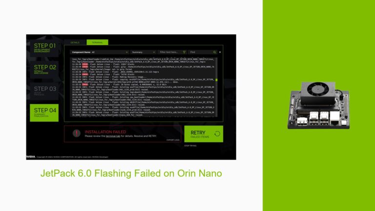 Jetpack 60 Flashing Failed On Orin Nano Help Docs For Errorsissues On Nvidia Jetson Dev Boards