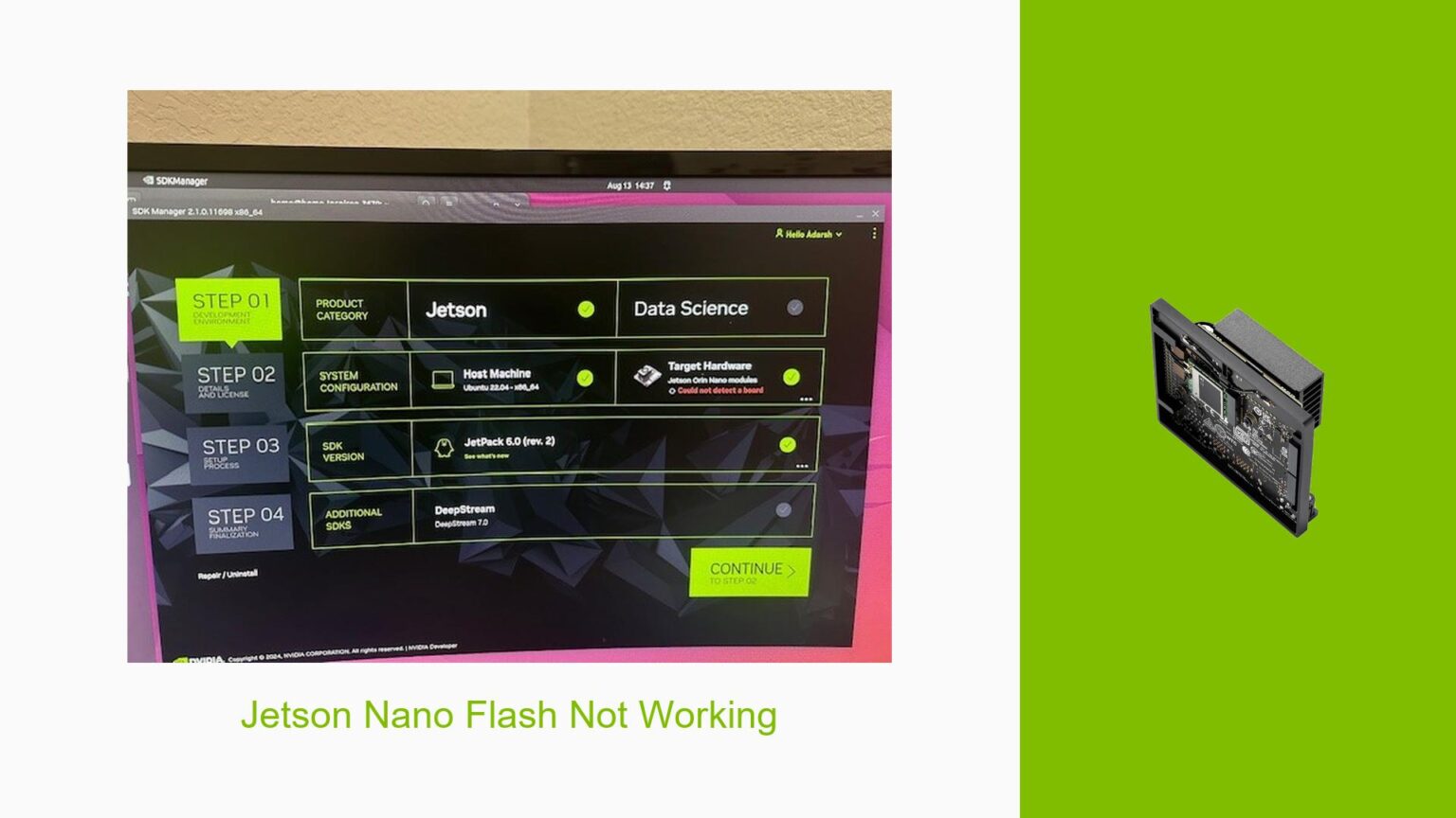 Jetson Nano Flash Not Working Help Docs For Errorsissues On Nvidia Jetson Dev Boards