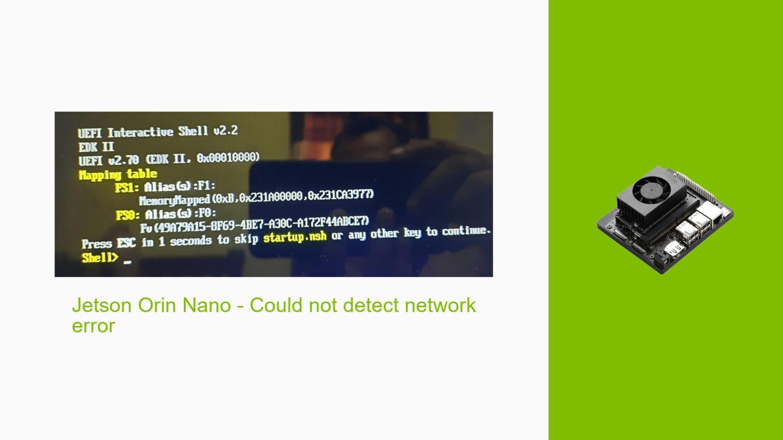 Jetson Orin Nano Could Not Detect Network Error Help Docs For
