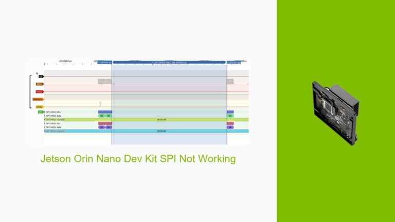 Jetson Orin Nano Dev Kit SPI Not Working - Help Docs for Errors/Issues on Nvidia Jetson Dev Boards