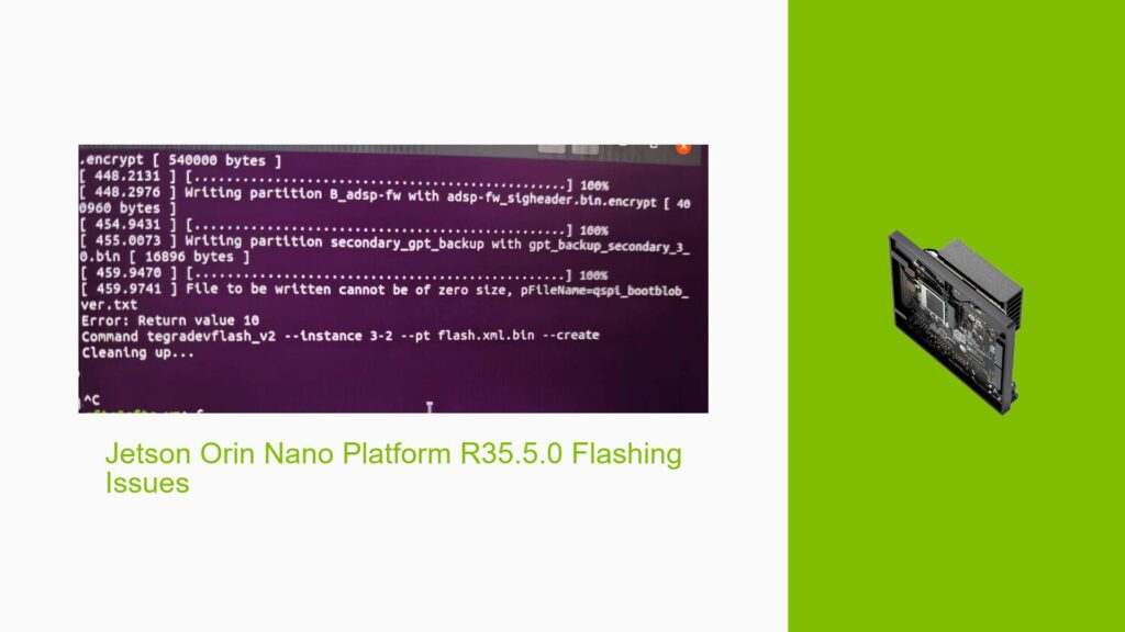 Jetson Orin Nano Platform R35.5.0 Flashing Issues - Help Docs for Errors/Issues on Nvidia Jetson ...