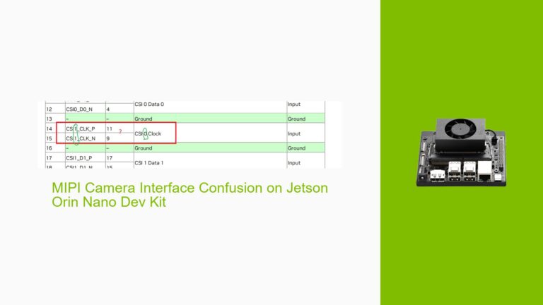 Mipi Camera Interface Confusion On Jetson Orin Nano Dev Kit Help Docs For Errorsissues On