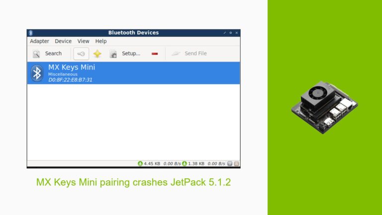MX Keys Mini pairing crashes JetPack 5.1.2 - Help Docs for Errors/Issues on Nvidia Jetson Dev Boards