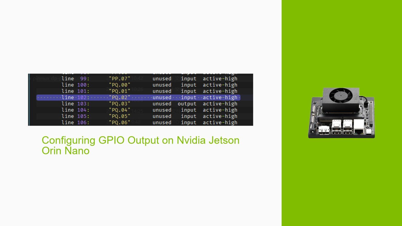 Configuring GPIO Output on Nvidia Jetson Orin Nano - Help Docs for Errors/Issues on Nvidia ...