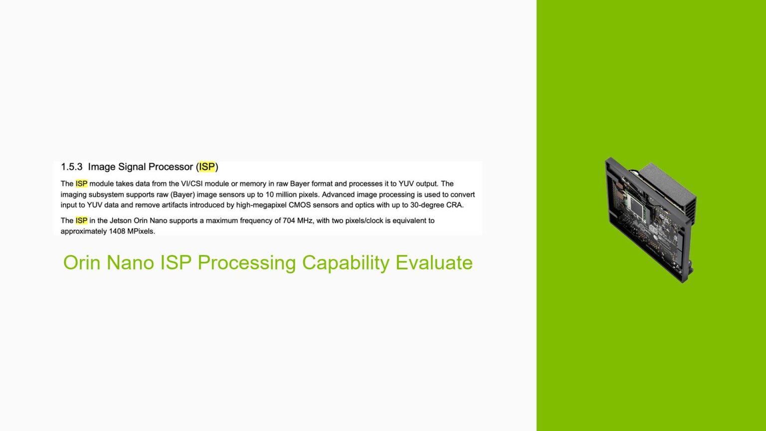 Orin Nano ISP Processing Capability Evaluate - Help Docs for Errors/Issues on Nvidia Jetson Dev ...