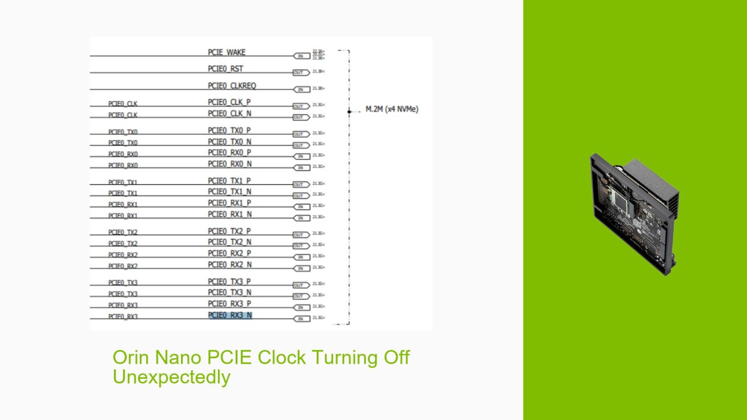 Orin Nano PCIE Clock Turning Off Unexpectedly - Help Docs for Errors/Issues on Nvidia Jetson Dev ...