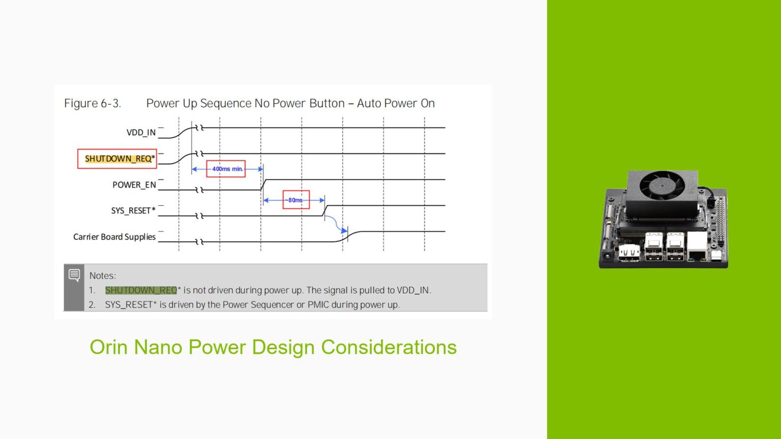 Orin Nano Power Design Considerations - Help Docs for Errors/Issues on Nvidia Jetson Dev Boards