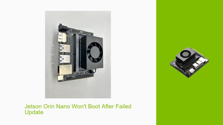 Jetson Orin Nano Wont Boot After Failed Update Help Docs For Errors