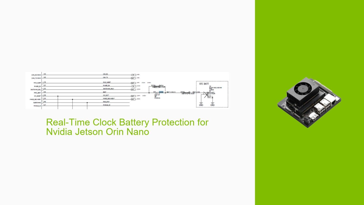 Real Time Clock Battery Protection For Nvidia Jetson Orin Nano Help Docs For Errorsissues On