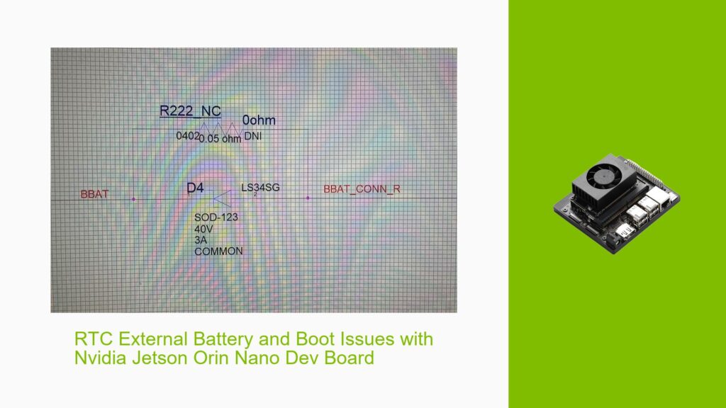 RTC External Battery and Boot Issues with Nvidia Jetson Orin Nano Dev Board - Help Docs for ...