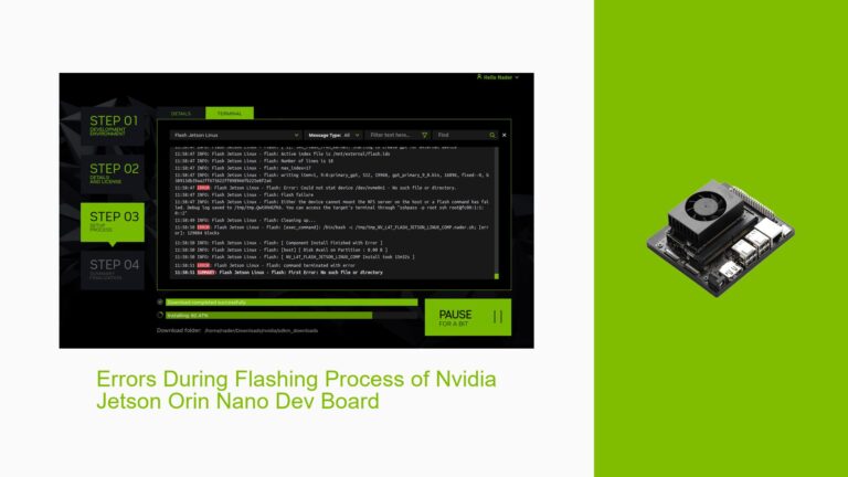 Errors During Flashing Process of Nvidia Jetson Orin Nano Dev Board - Help Docs for Errors ...