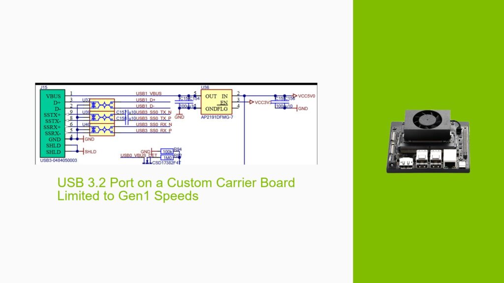 USB 3.2 Port on a Custom Carrier Board Limited to Gen1 Speeds - Help Docs for Errors/Issues on ...