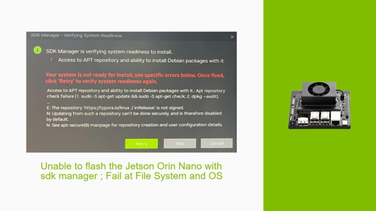 Jetson Orin Nano: Flashing NVMe Drive Issues - Help Docs for Errors/Issues on Nvidia Jetson Dev ...