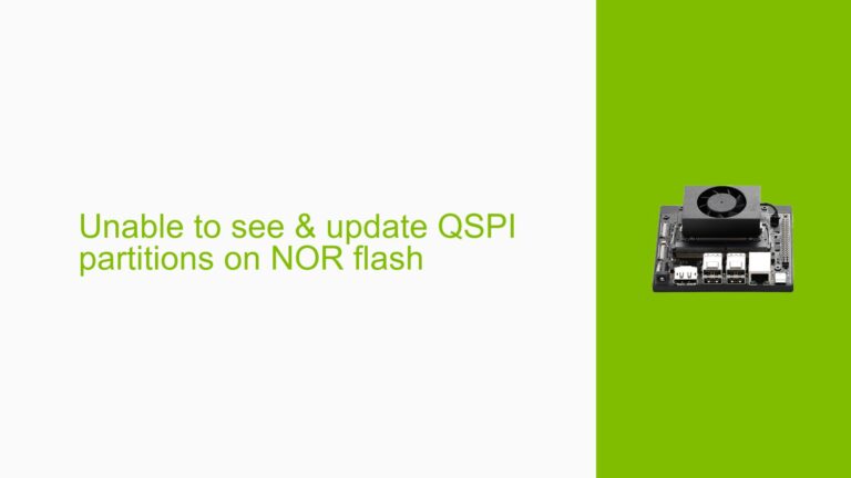 Unable to see & update QSPI partitions on NOR flash - Help Docs for ...