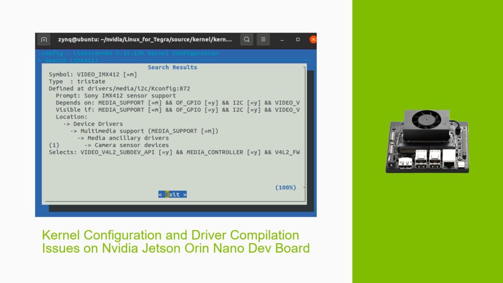 Kernel Configuration and Driver Compilation Issues on Nvidia Jetson Orin Nano Dev Board - Help ...