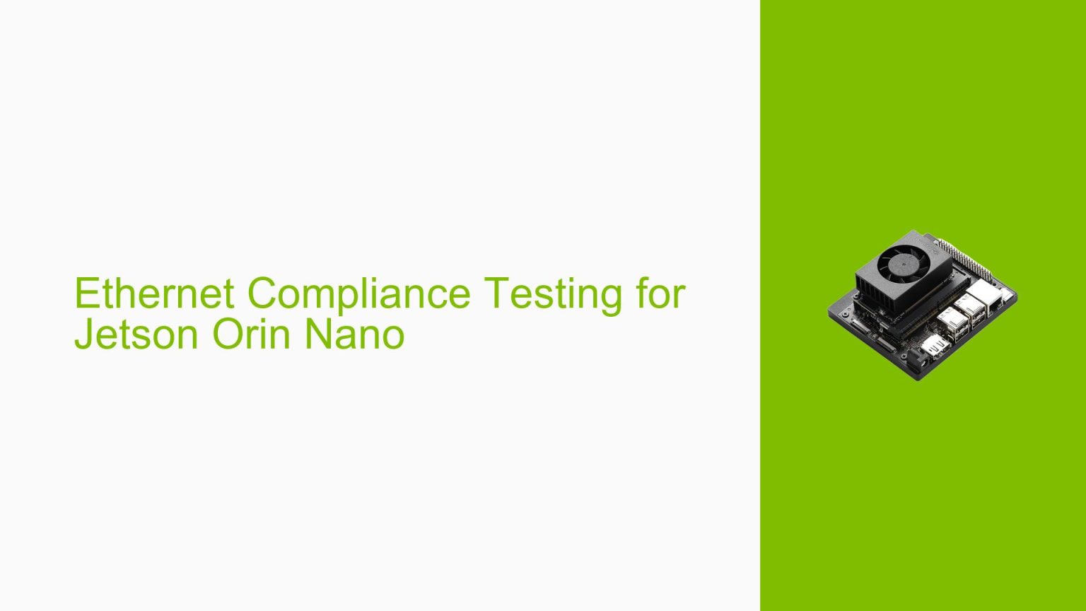 Ethernet Compliance Testing For Jetson Orin Nano Help Docs For Errorsissues On Nvidia Jetson
