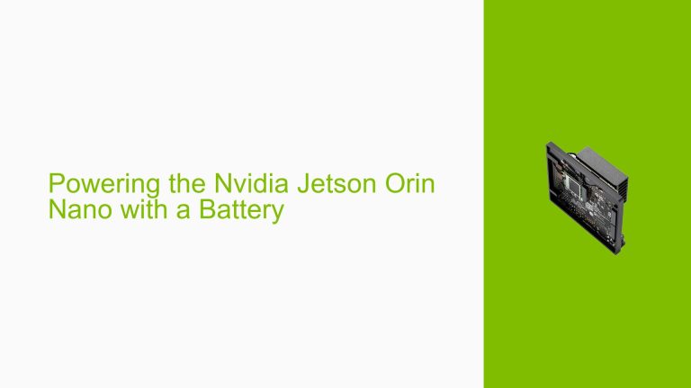 Powering The Nvidia Jetson Orin Nano With A Battery Help Docs For Errorsissues On Nvidia