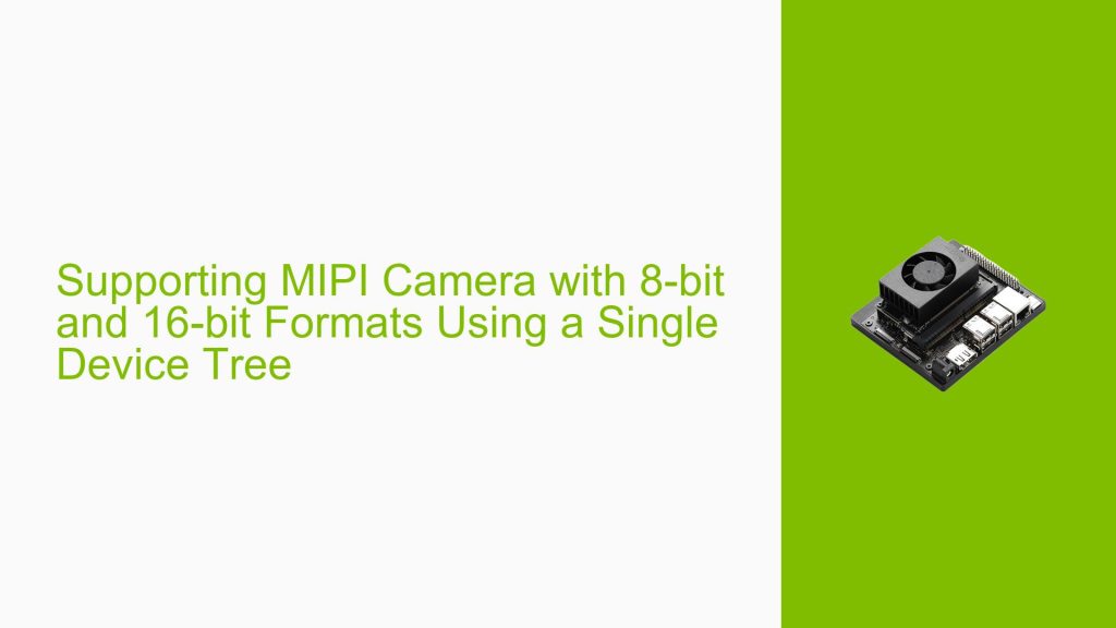 Supporting MIPI Camera with 8-bit and 16-bit Formats Using a Single ...