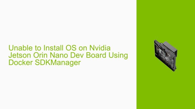 Unable To Install Os On Nvidia Jetson Orin Nano Dev Board Using Docker